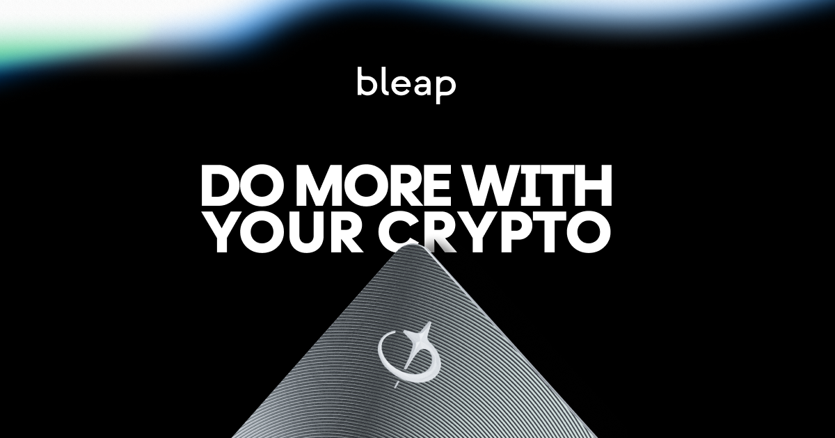 Bleap Crypto Card [2% cashback]